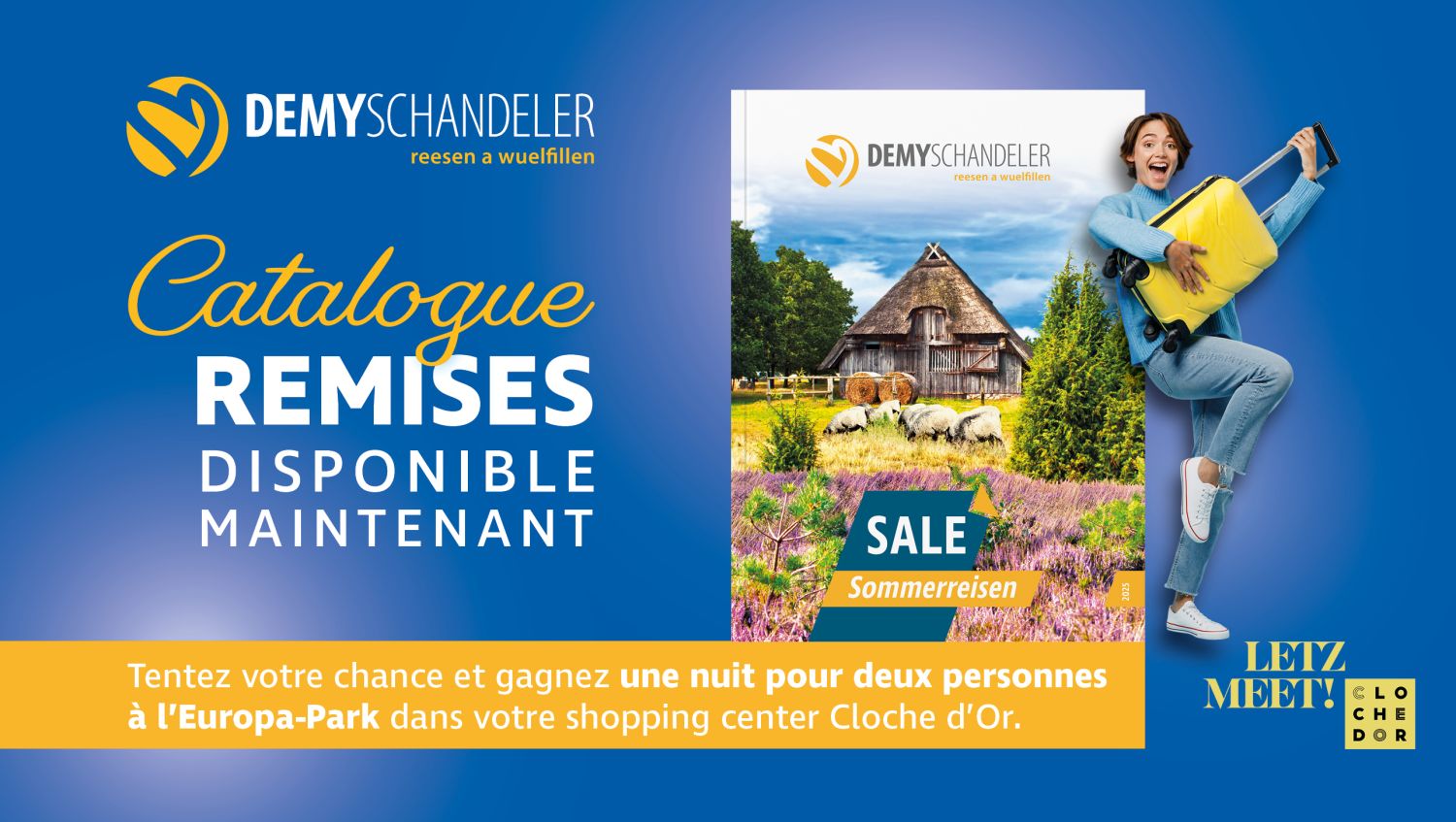 This weekend, meet us at the Golden Square in Cloche d’Or!